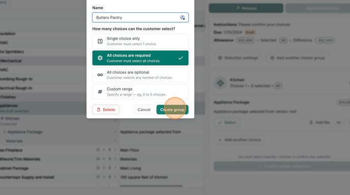 Creating & Releasing Selections